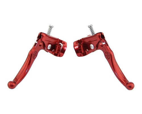NEW! MX ALLOY BRAKE LEVER SET RED. | eBay