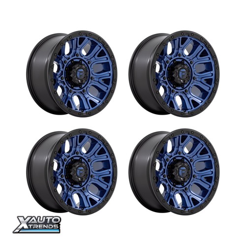 Fuel Off-Road D827 Traction Dark Blue With Black Ring 20X9 8X165.1 1mm ...