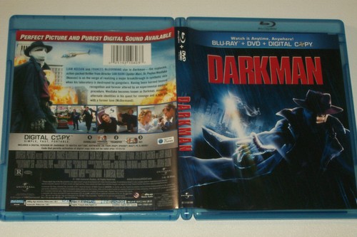 Darkman (Blu-ray + DVD, 1990 Universal, 2 Disc Set) Liam Neeson | eBay