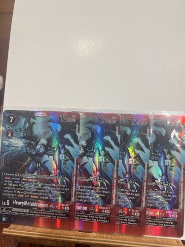 Digimon Card HeavyMetaldramon ACE Foil BT20-077 SR Special Booster 2.5 ...