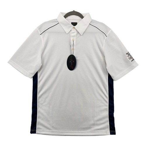 Greg Norman Men Shirt S White Sorbtek Golf Polo Color Block Tico Torres ...
