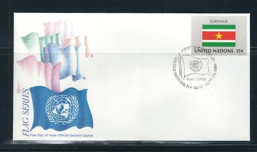 United Nations SC # 330 Flag of the world - Surinam- FDC . UNPA | eBay