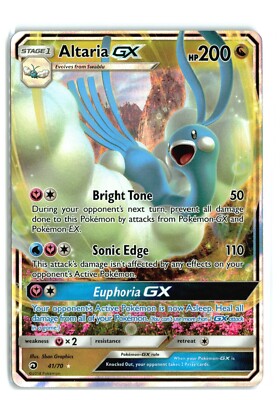 Altaria-GX 41 (Dragon Majesty 2018) Pokemon Card