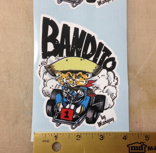 Margay Bandito MAN Karting decal Vintage McCulloch Kart | eBay
