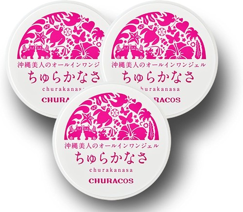 CHURACOS Churakanasa All in One Gel Face Cream Okinawa 30g Set of 3 NEW ...