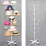 Rotating Hat Display Rack Free Standing Metal Floor Caps Headwear Stand ...