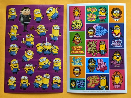 Minions-The Rise of GRU Sticker Sheet. Lot of 2 | eBay