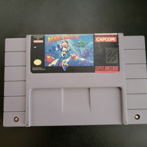 Authentic SNES Mega Man X SNES Super Nintendo Cleaned Tested | eBay