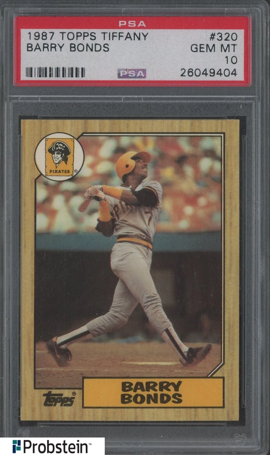 Barry Bonds 1987 Topps Tiffany #320 Base Price Guide - Sports Card Investor