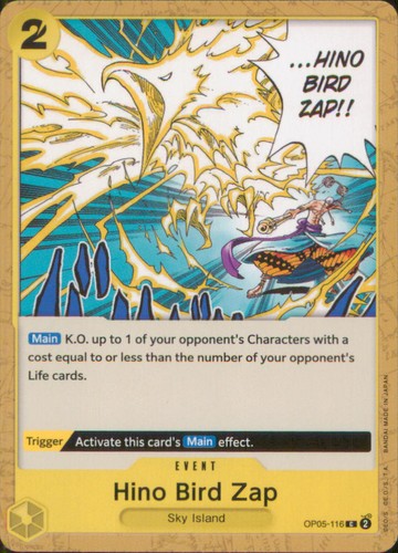 One Piece Awakening of the New Era #OP05-116 Hino Bird Zap | eBay