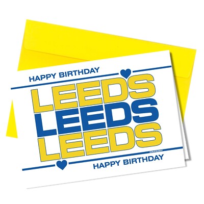 Leeds United Birthday Card for sale | eBay UK