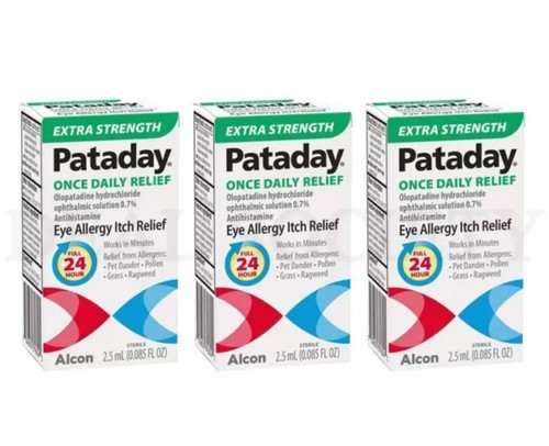 PATADAY Once Daily Relief Extra Strength 2.5ml Lot of 3 | eBay