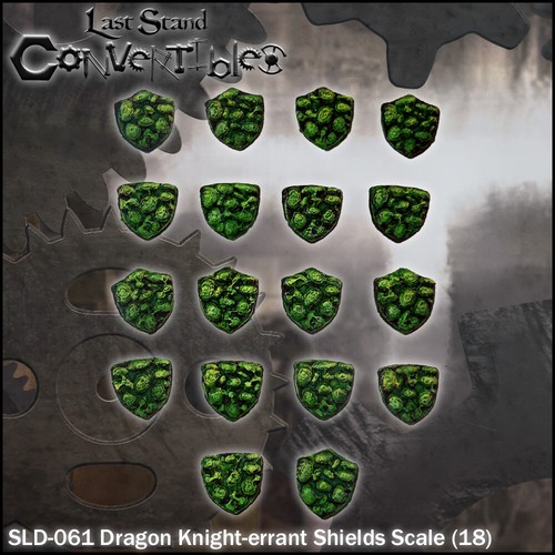 LAST STAND CONVERTIBLES BITS SHIELDS - DRAGON KNIGHT-ERRANT SCALE ...