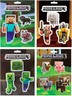 JINX MINECRAFT VIDEO GAME CREEPER DECALS BLACK WHITE 2 SETS STICKER ...