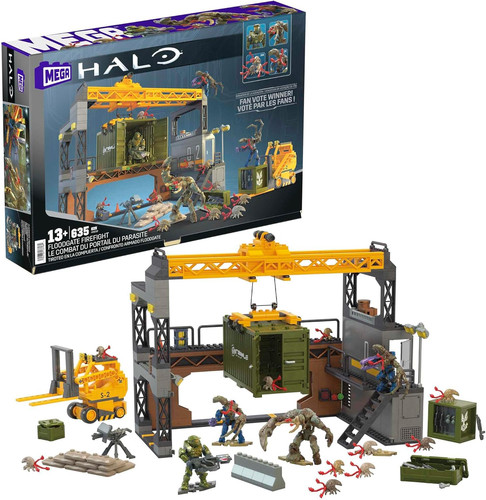 Halo Infinite MEGA Building Set: Floodgate Firefight with 634 Pieces ...