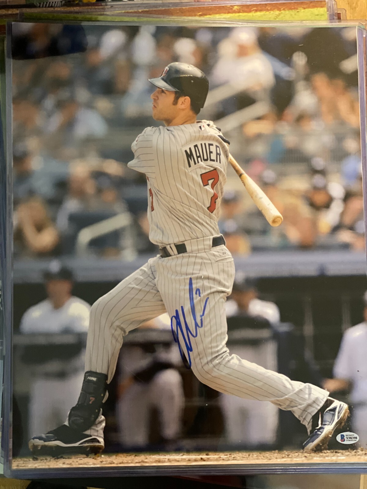Joe Mauer Autographed Memorabilia | Signed Photo, Jersey, Collectibles ...