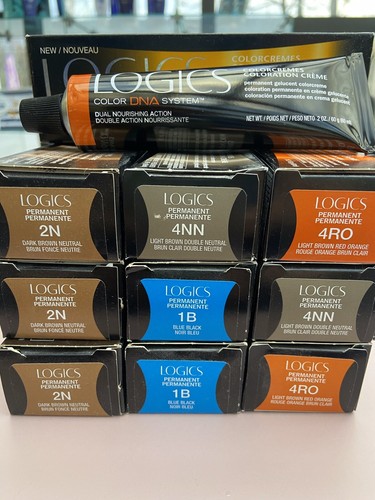 Logics Color DNA System Permanent Hair Color 2 oz. (Choose your color ...