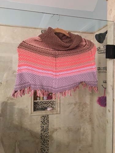 Gap Girl's Baby M L Poncho Knit Hooded Springtime Striped | eBay