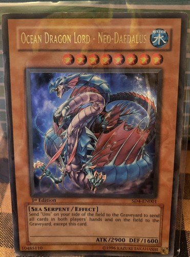 Ocean Dragon Lord Neo-Daedalus Ultra Rare 1st Ed YU-GI-OH Single Card ...