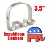 Republican Symbol Elephant Cookie Cutter, GOP