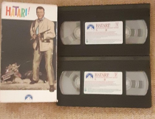 HATARI! Set of 2 VHS tapes. 1961/color/158 min./not rated | eBay