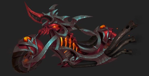 World Of Warcraft Mountain Dew Promo Mount - Hateforged Blazecycle | eBay