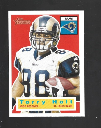 2001 Topps Heritage #24 Torry Holt card Los Angeles Rams | eBay