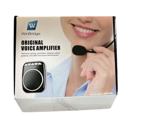 WinBridge Original Voice Amplifier W/Headset Black Model WB001 | eBay