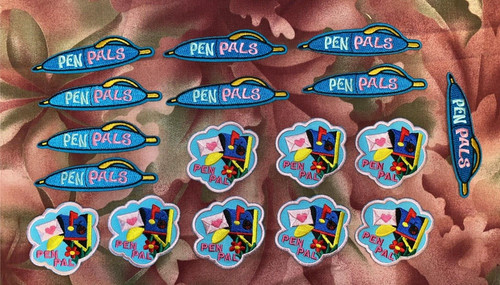 Girl Scouts Pen Pals Patch, Set of 17 free shipping | eBay