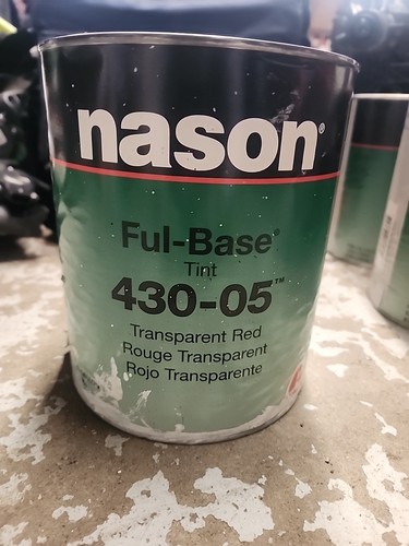 Nason Ful Base Tint 430-05 Transparent Red One Gallon | eBay