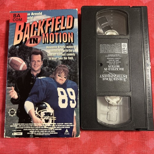 Backfield in Motion (VHS, 1993) Roseanne Arnold Tom Arnold OOP ...