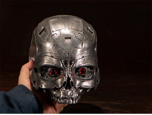OGRM Terminator Arnold T2 T800 Endoskeleton Skull Statue Cold Cast ...