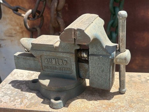 Vintage Dunlap Swivel Bench Vise 3 1/2” USA 🇺🇸 Free Shipping | eBay