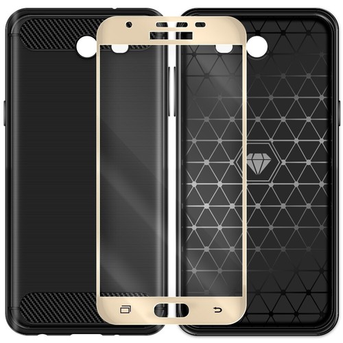 Screen Protector Carbon Fiber TPU Case for Sprint Samsung Galaxy J3 ...