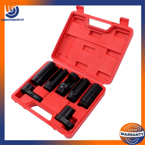 Oxygen Sensor & Oil Pressure Sending Unit Master Sensor Socket Tool Set ...