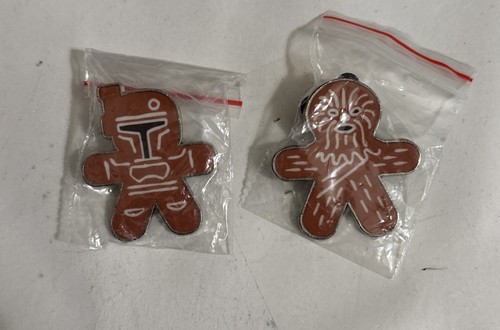 Disney Gingerbread Chewbacca, Bobba Fett STAR WARS lot of 2 pins | eBay
