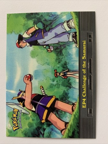 Pokemon Topps Series 2 TV Animation Ed EP4 Challenge Of The Samurai | eBay