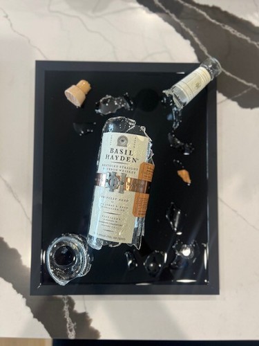 Broken Bottle Art, 11x14, Can customize any bottle or size | eBay