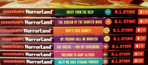 Lot of 7 Goosebumps Horrorland Horror Land R.L. Stein LIKE NEW. | eBay