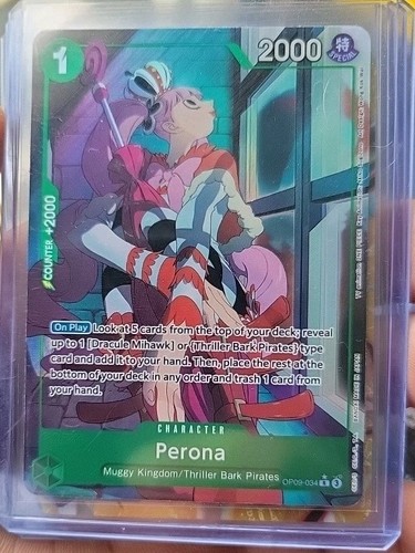 Perona (Alt Art) OP09-034 R Emperors in the New World ONE PIECE Card English | eBay