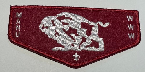 OA Lodge 133 Ma-Nu Oklahoma WWW red felt Flap BSA Boy Scout CF4 | eBay