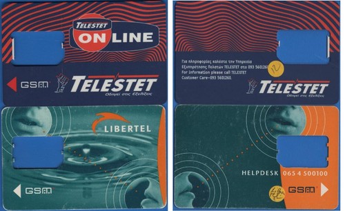 SUPPORTS CARTE SIM SANS CARTE TELESTET Grece & LIBERTEL | eBay