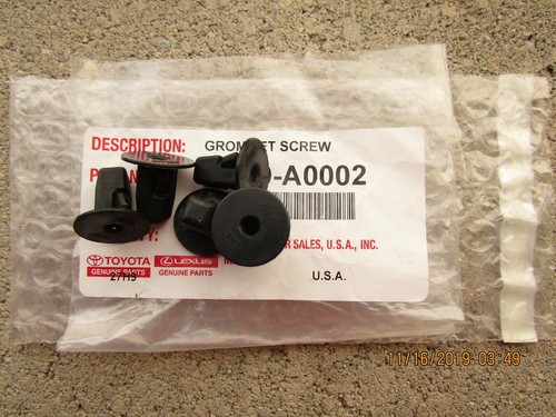 TOYOTA FRONT FENDER LINER CLIPS KIT GROMMET OEM A0002 90189-A0002 for ...