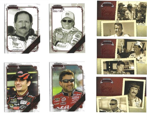 2009 Legends NUMBERED RED PARALLEL #61 Labonte Family #175/199! ONE ...