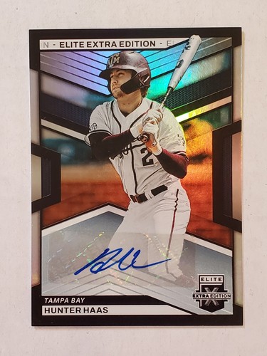 HUNTER HAAS 2023 Panini Elite Extra Edition BASE AUTO #60 B | eBay