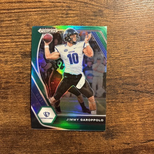 Jimmy Garoppolo 2021 Prizm Draft Picks Green Wave Prizms EIU Raiders | eBay
