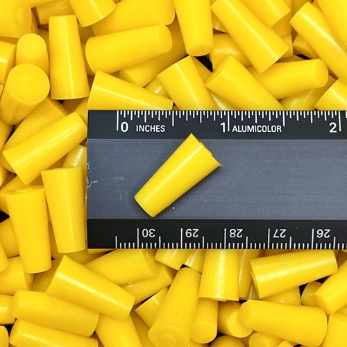 50 Piece 1/4" X 3/8" High Temp Silicone Rubber Tapered Plug Kit Powder ...