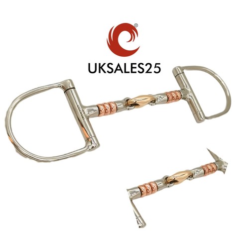 D-Ring Copper Roller D/J Lozenge Snaffle Bit (UKSALES25®) *SAME DAY DISPATCH* | eBay