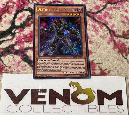 1x (M/NM) - Destiny HERO - Decider - DESO-EN003 - Secret Rare 1st ...