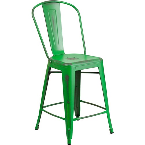 Flash Furniture Commercial 24" Green Counter Height - ET-3534-24-GN-GG ...